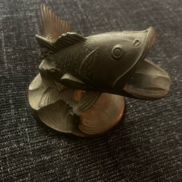 Vintage America | Accents | Vintage Big Mouth Bass Cigar Ashtray Fish ...